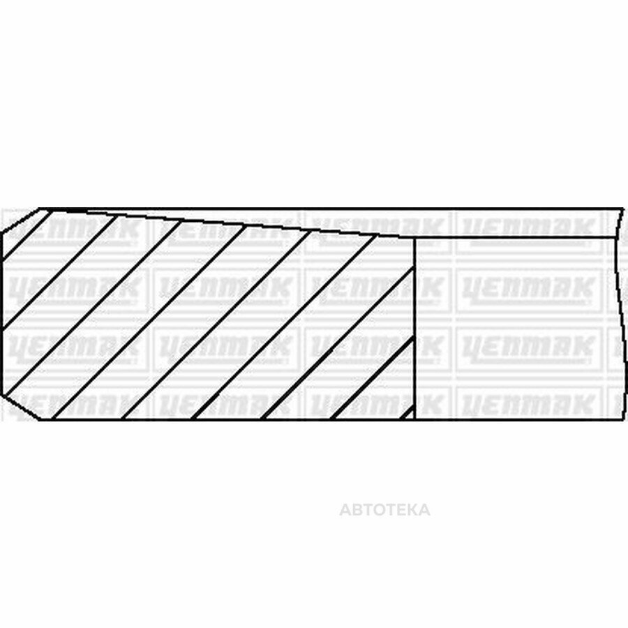 8900 mm. Кольца поршневые ком-т YENMAK 9109568000