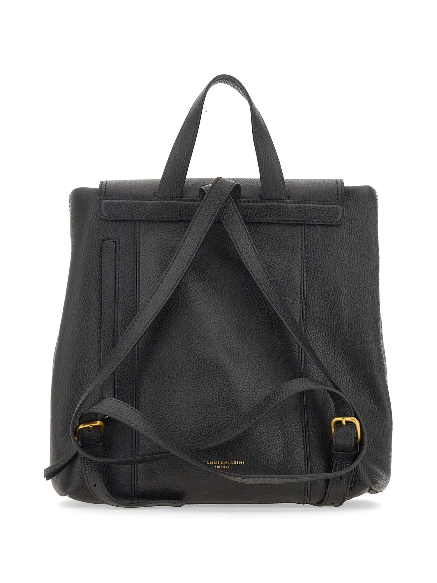Сумка GIANNI CHIARINI Vicky hammered leather backpack, черный — фото 1