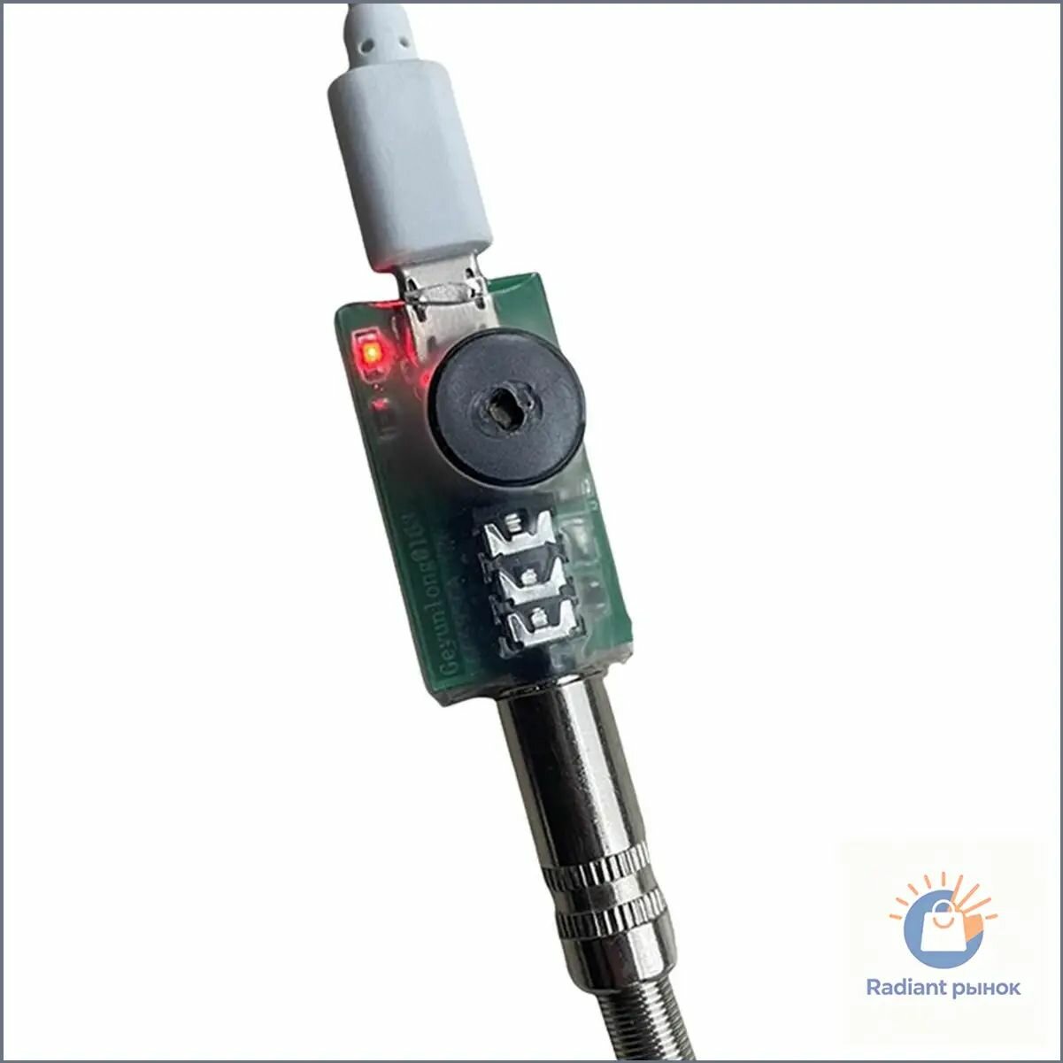Генератор CW-сигналов K4 для практики азбуки Морзе: компактный, USB-C, LED-индикация
