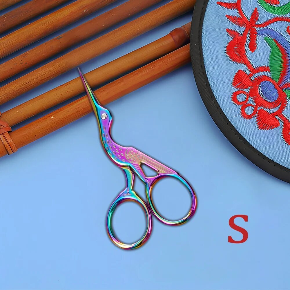 Винтажные ножницы для рукоделия из нержавеющей стали Scissors-Color-S