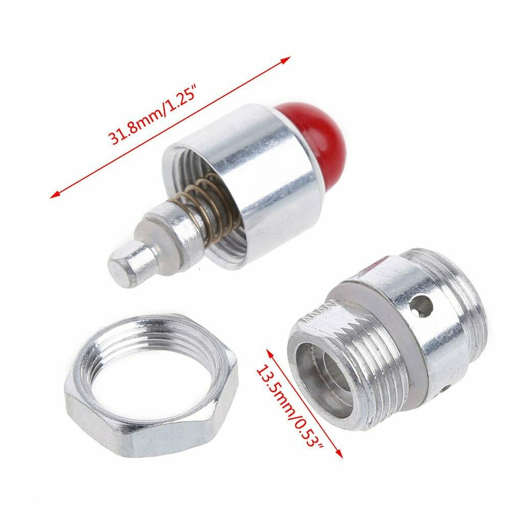 Клапан предохранительный 3/8", алюминиевый, 1 бар