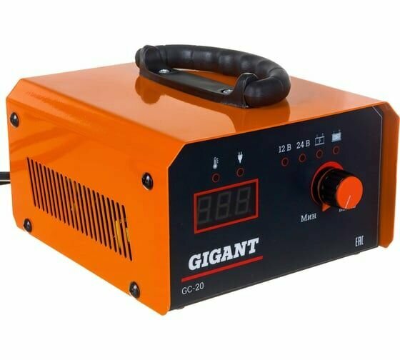 Зарядное устройство для аккумуляторов автомобиля 12/24В, 20А Gigant GC-20