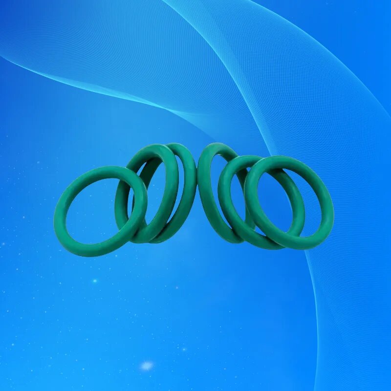 Зелёные фторопластиковые уплотнительные кольца 4-70 мм OD 11mm-20pcs, CS 1mm