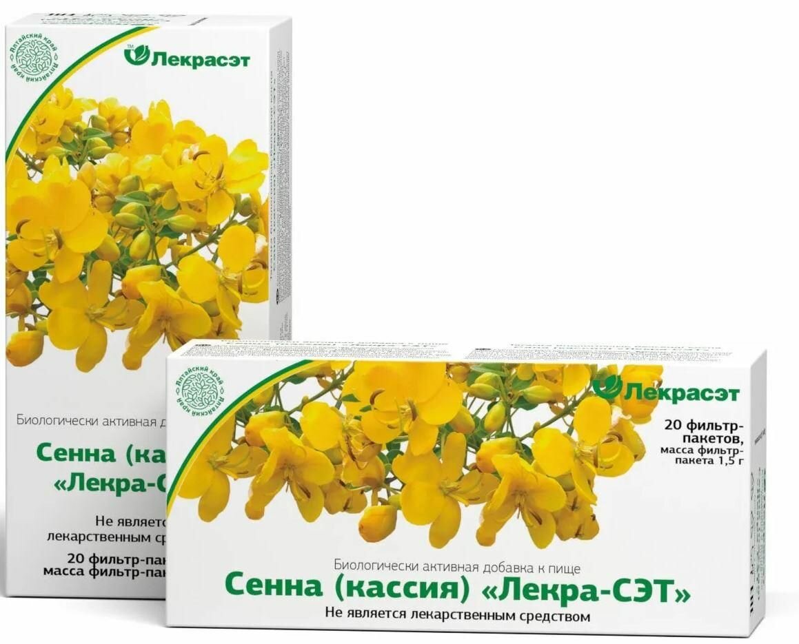 БАД Лекра-СЭТ Сенна лист № 20 пакетов х 1,5 г 2128