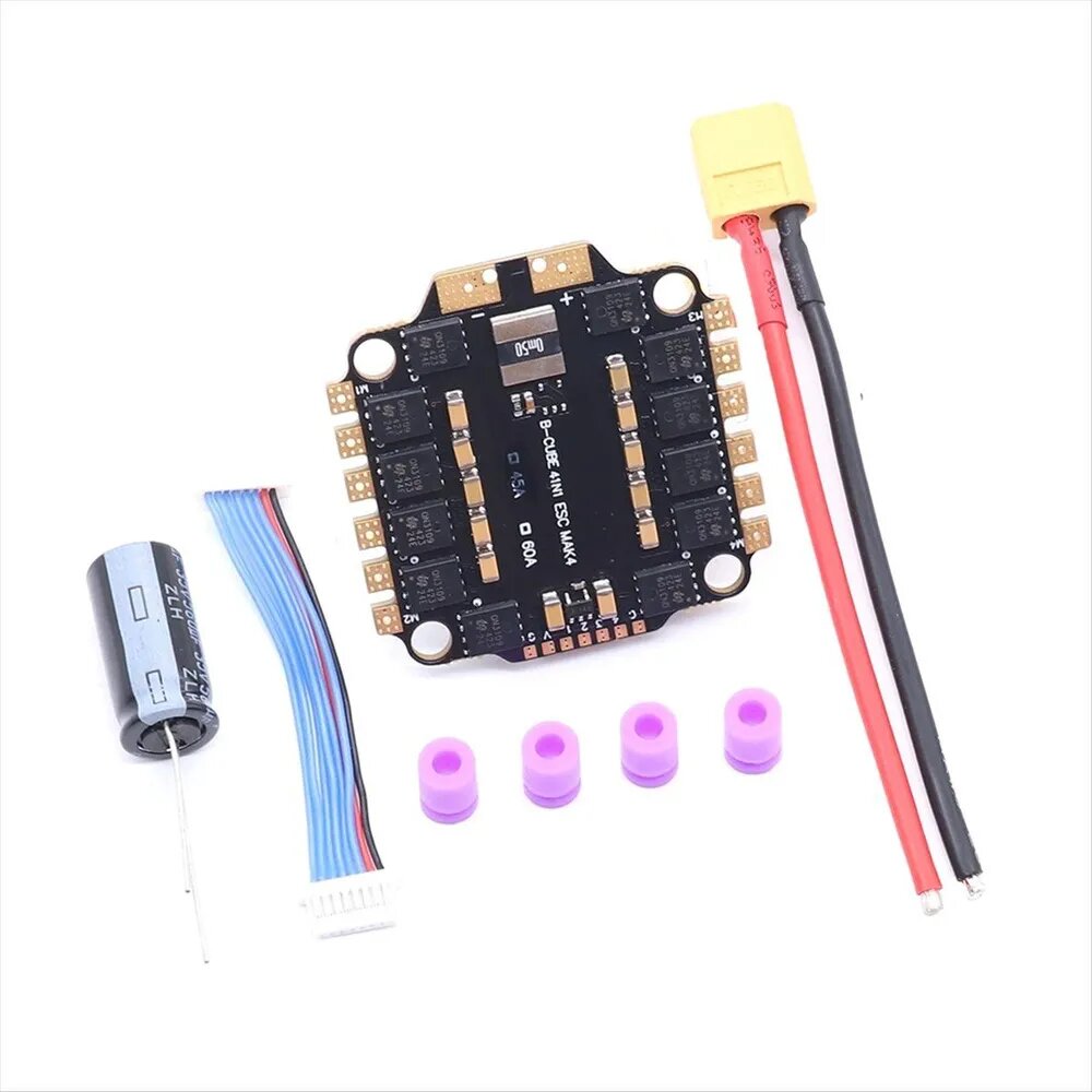 Плата ESC 4INI 45A С Поддержкой Бесщеточного Двигателя 3-6S