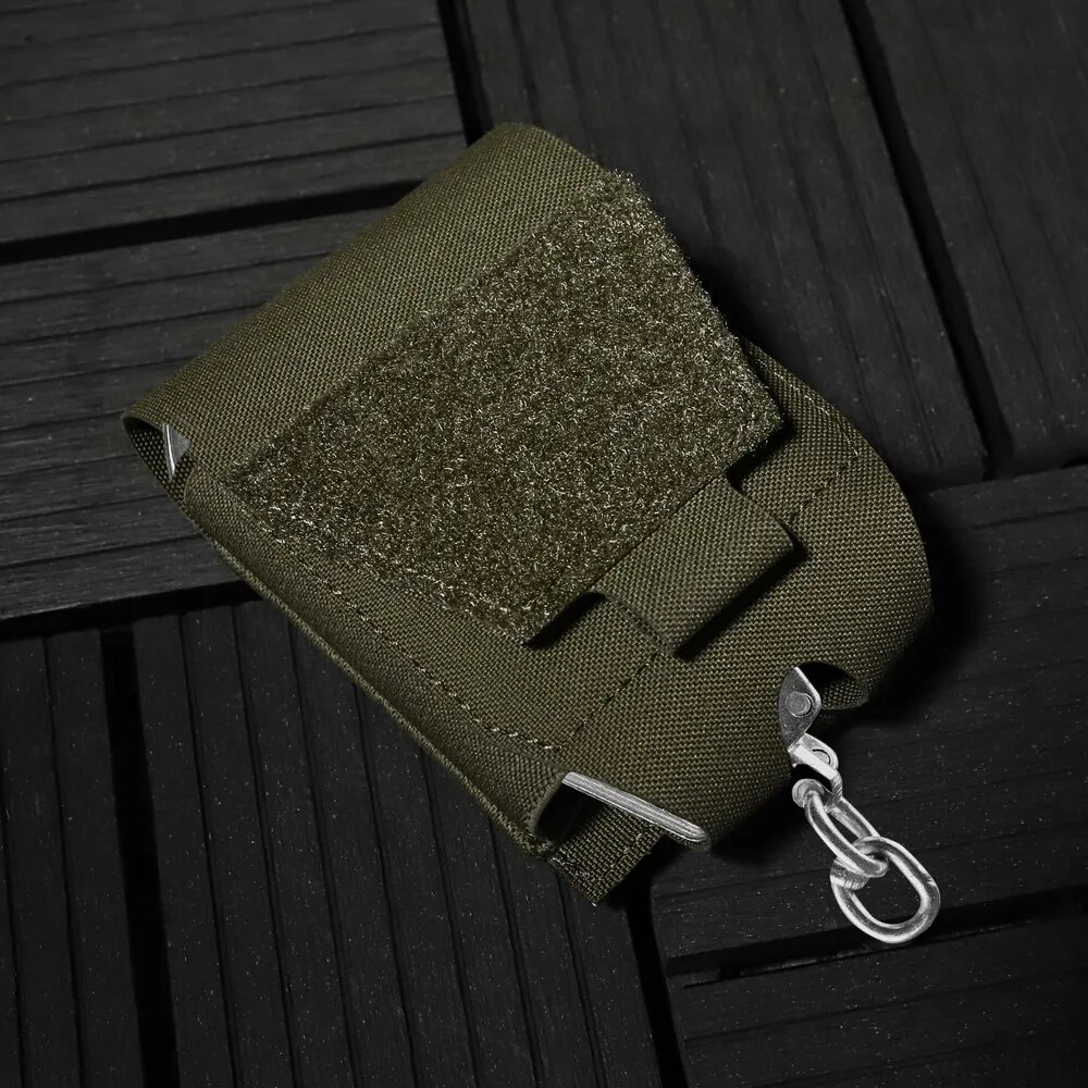 KRYDEX Сумка тактическая для наручников, чехол система MOLLE/Belt, оливковый — фото 1