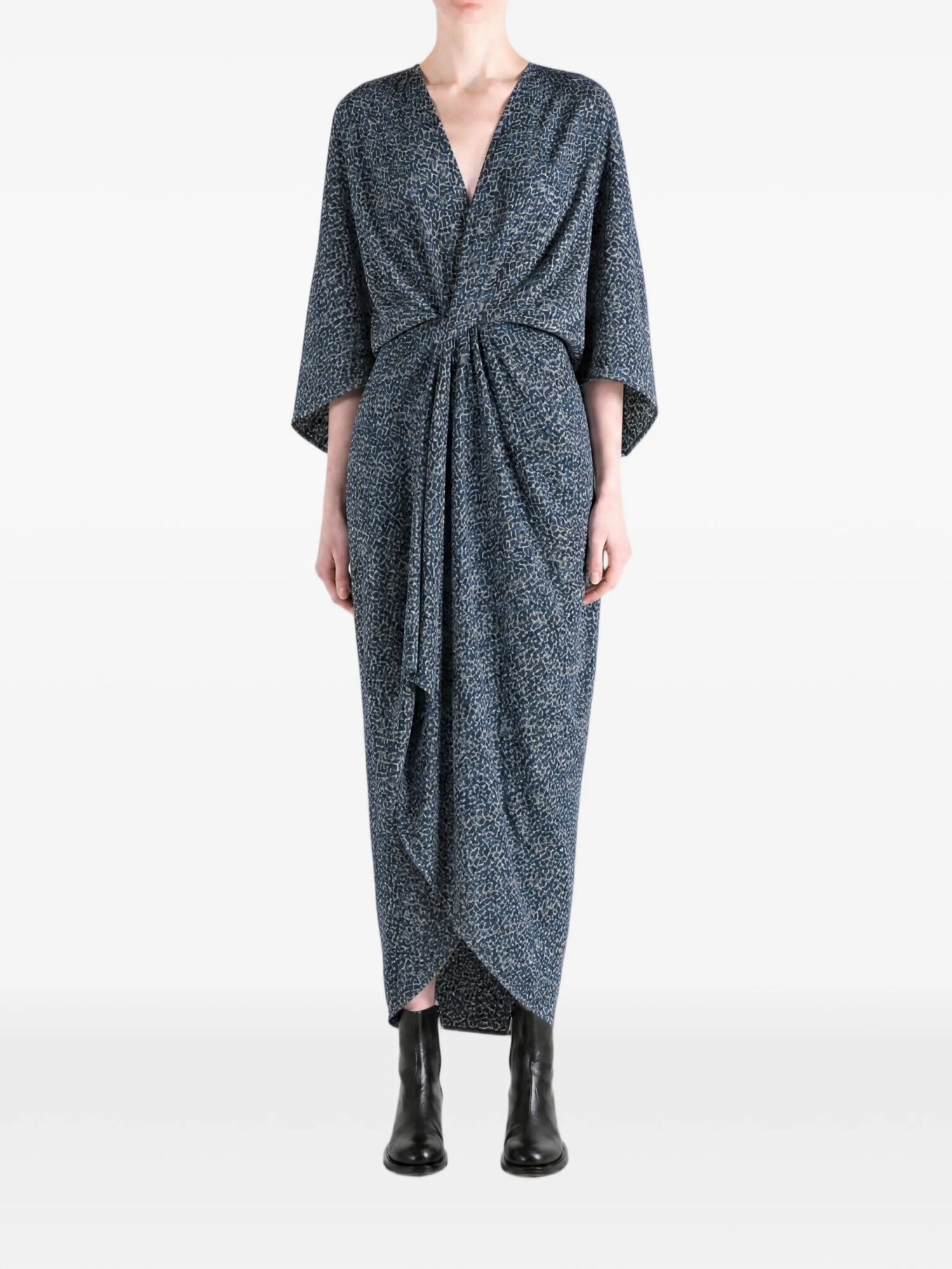 Платье Astra print draped dress