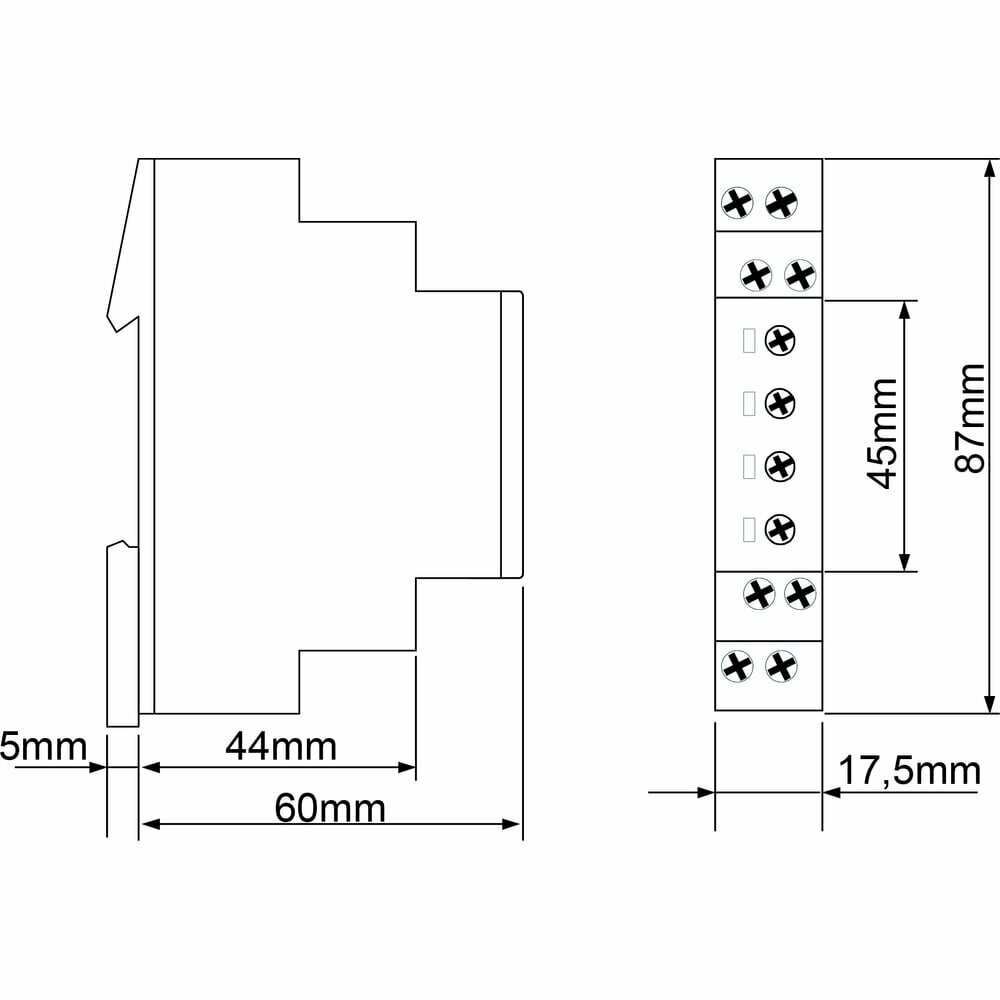 Реле времени TELE задержка включения и выключения E1Z1ER10 24-240V AC/DC VE10 110208A — фото 1