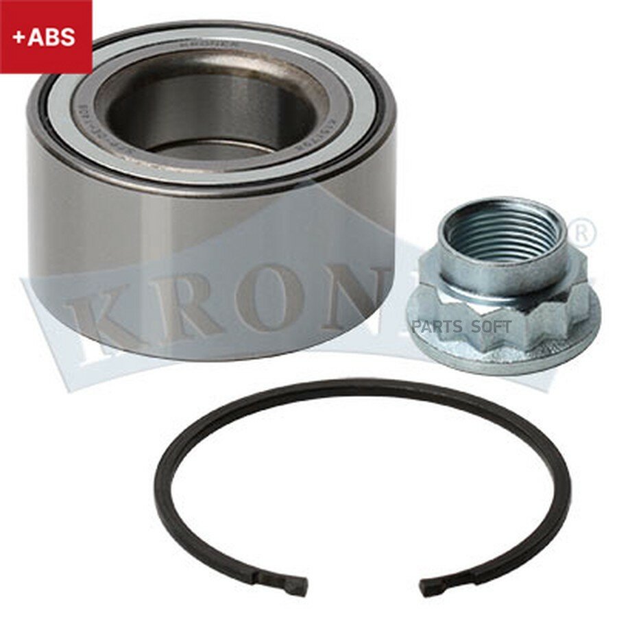 KRONER K151798 Подшипник ступицы TOYOTA Yaris (06-) (перед. компл.) [40x75x39 с ABS] () KRONER