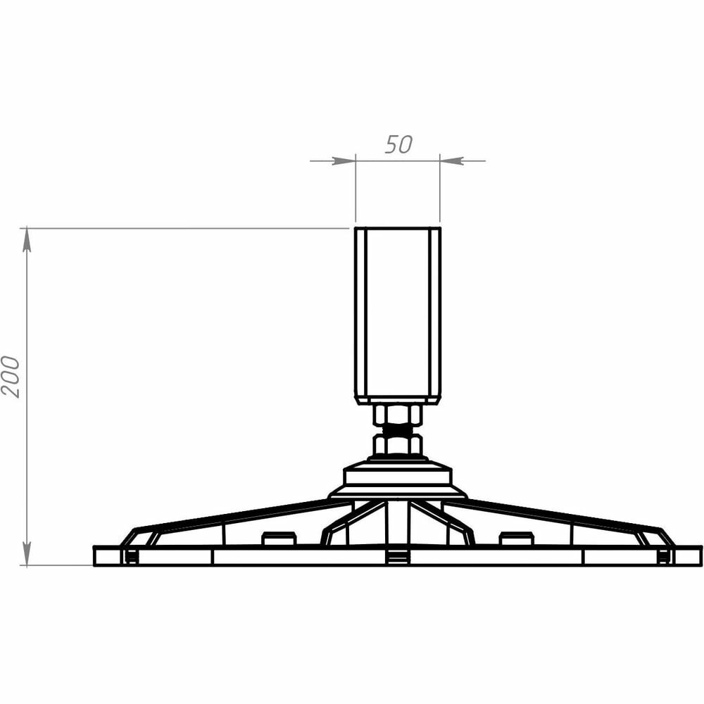 Кровельная опора Fachmann SOLID FOOT — фото 1
