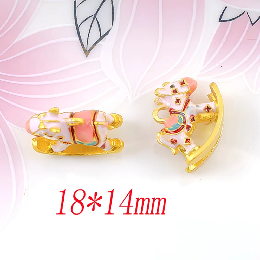 Подвески-талисманы WZNB в виде лошади Pink small