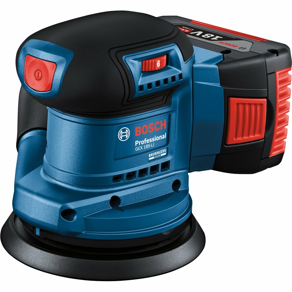 Эксцентриковая шлифмашина Bosch gex 185-li 06013A5021