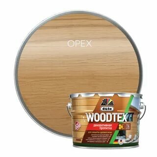 WOODTEX пропитка для защиты древесины, цвет Орех, 10 л