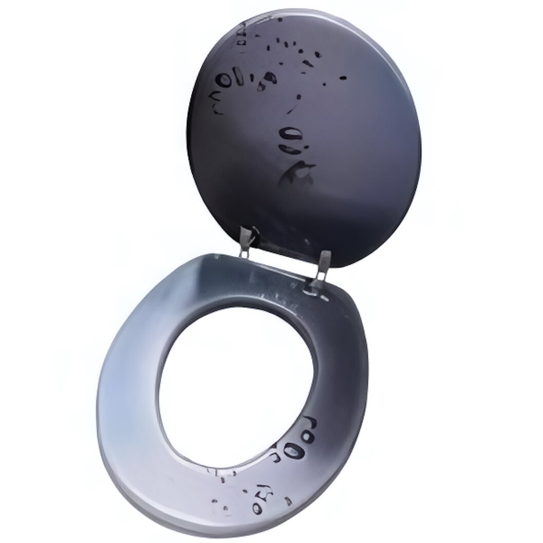 Сиденье для унитаза мягкое с крышкой универсальное "Капля полный окрас", AQUA-Prime