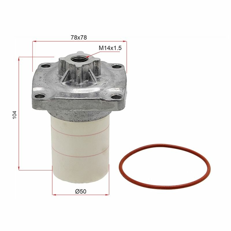 Фильтр топливный на тнвд toyota hilux/fortuner 1-2gdftv 15- SAT ST-54-0021