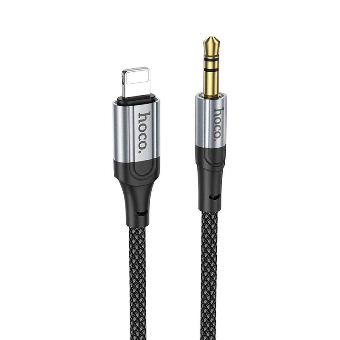 AUX Audio кабель 3,5 мм на Lightning, UPA26, HOCO, черный