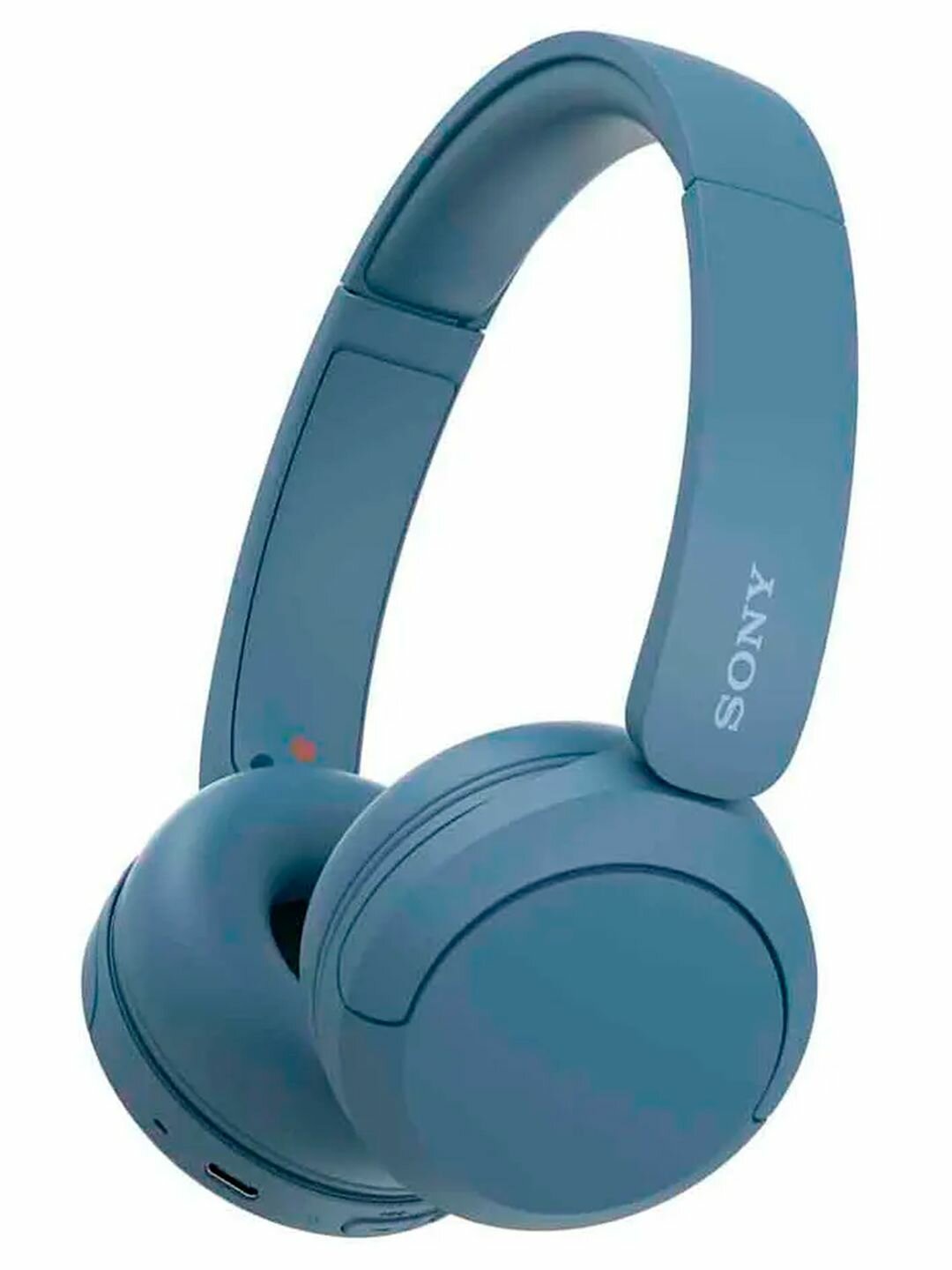 Беспроводные наушники Sony WH-CH520, накладные, USB Type-C, синий