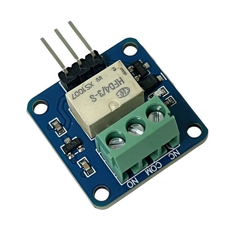 Модуль реле HFD4/3-S на 3.3V / 5V для микроконтроллеров STM32, 51 и совместимых, для коммутации сигналов или управления включением/отключением