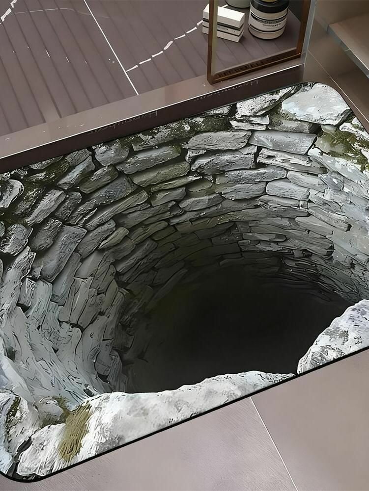 3D Коврик придверный 40x60 см