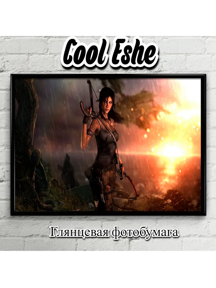 Плакат "Tomb Raider, игра для ПК" А4