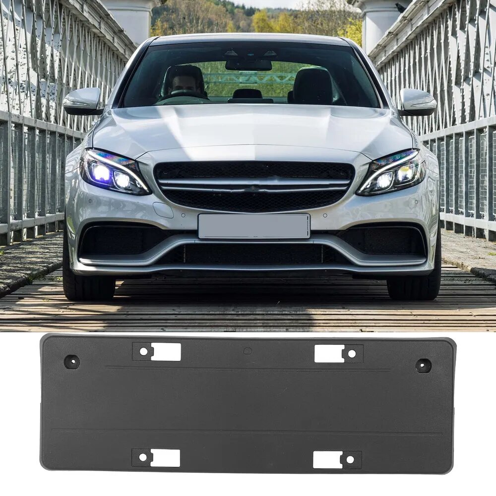 Передняя номерная панель европейской версии 2058804900 для Mercedes-Benz C-Class W205 2015 2018.
