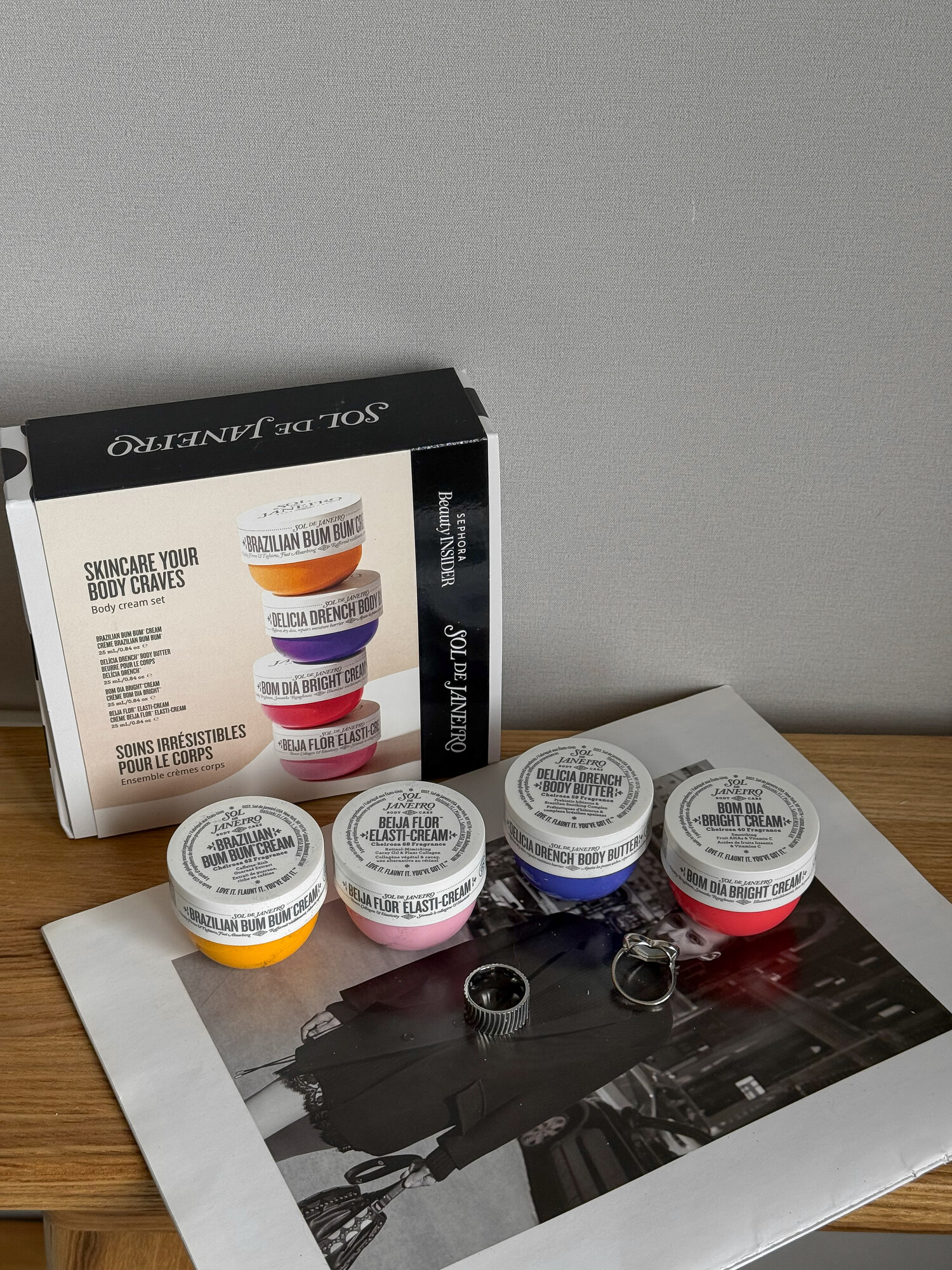 Подарочный набор кремов Sephora Beauty Insider от Sol de Janeiro, для тела, 4 шт.