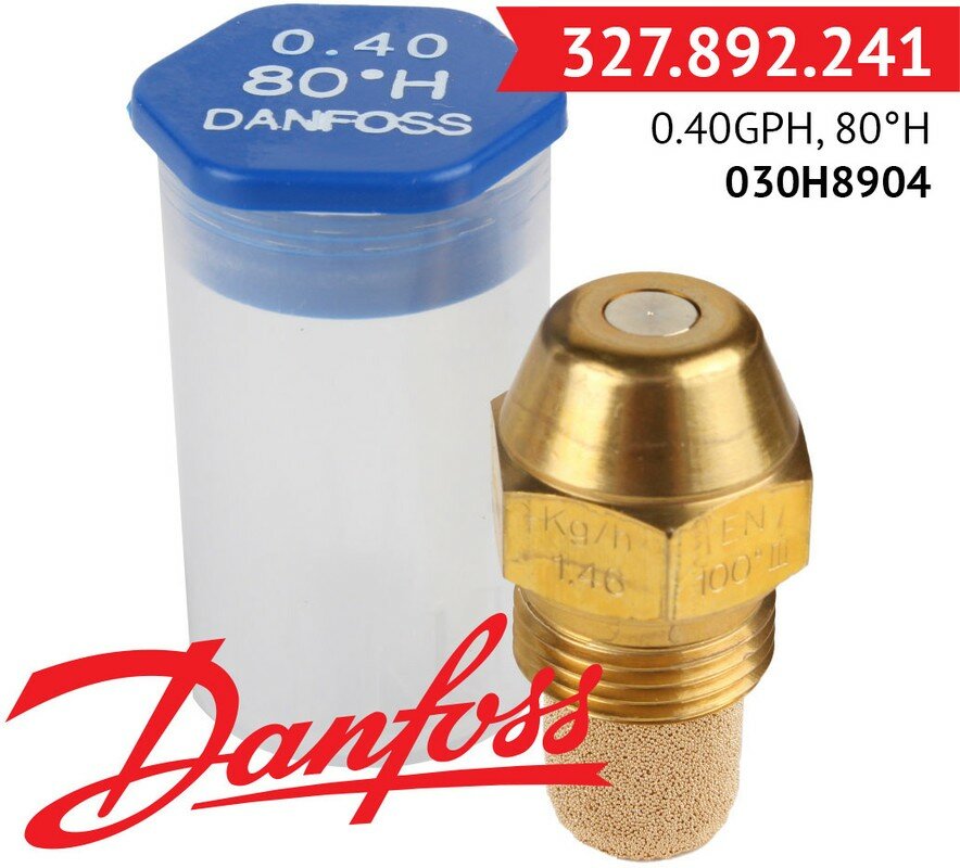 Топливная форсунка Danfoss 0.40GPH,80H 030H8904