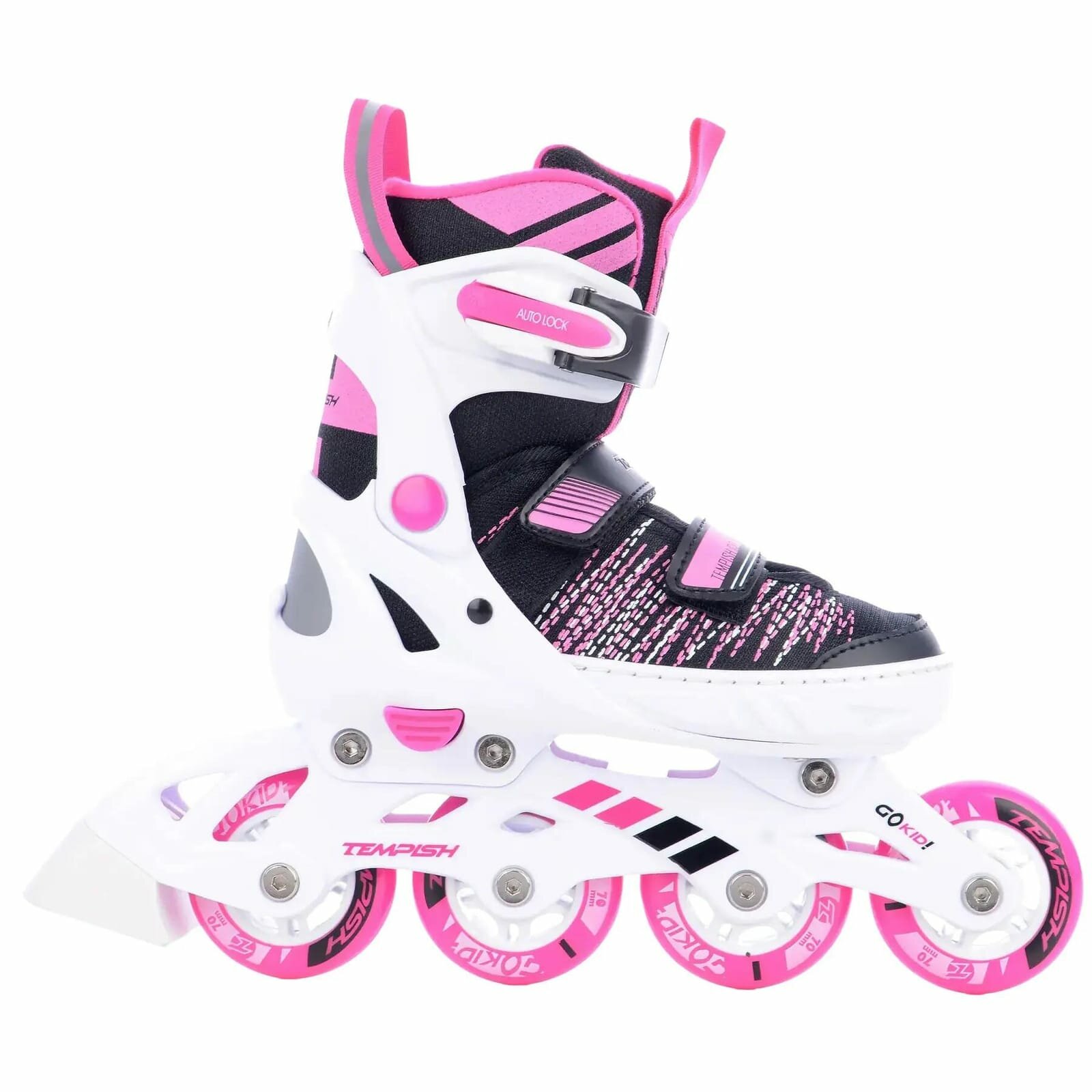 DECATHLON ролики Decathlon Tempish Gokid, розовый, размер 29/32