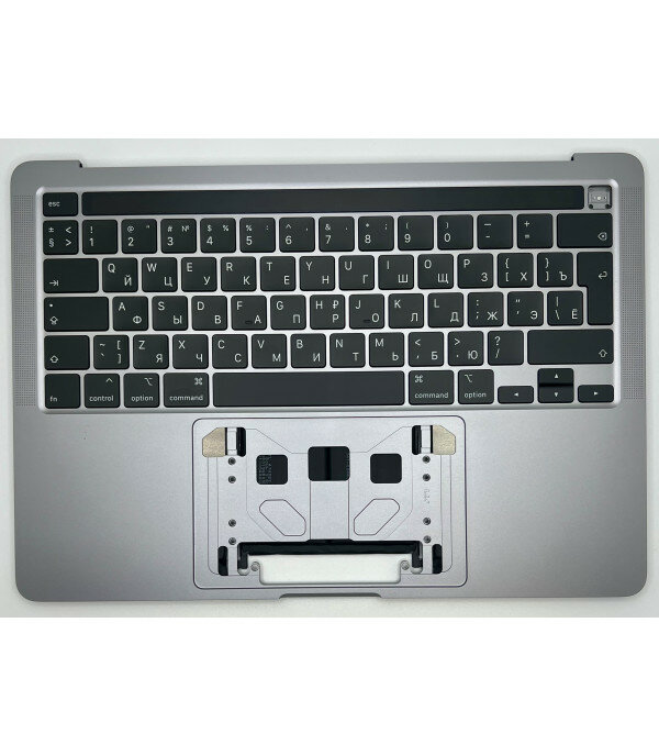 Топкейс с клавиатурой RUS РСТ, АКБ MacBook Pro 13 A2251 2020 Space Gray AASP