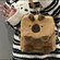 Сумка-рюкзак Ugly cute capybara plush backpack 3WAY искусственный мех 25x10 см