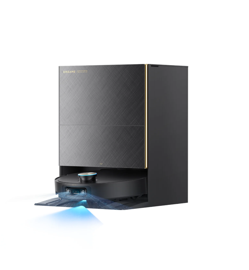 Робот пылесос Dreame X60 Ultra Complete , 35 000 Па, тонкий корпус 7.95 см, самоочистка 100°C, Черный, Ростест