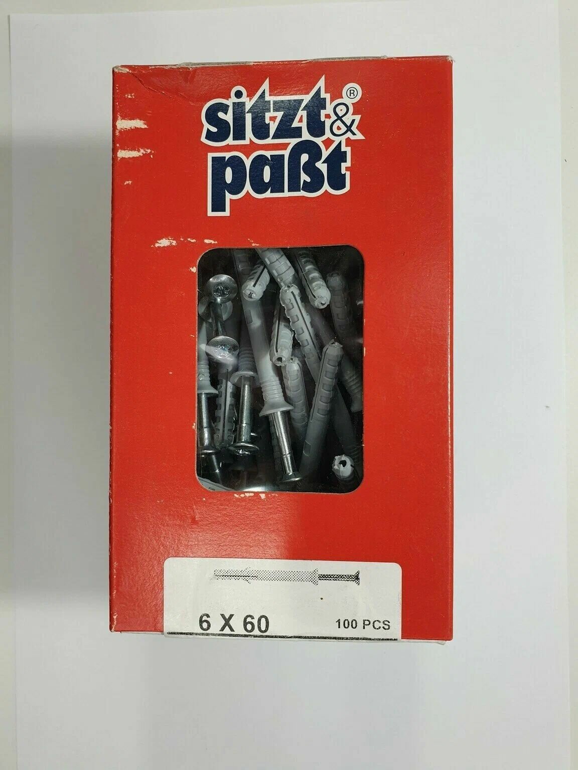 Дюбель-гвоздь 6x60 (100 pcs) (В 1уп-2пач.)SWG, Германия