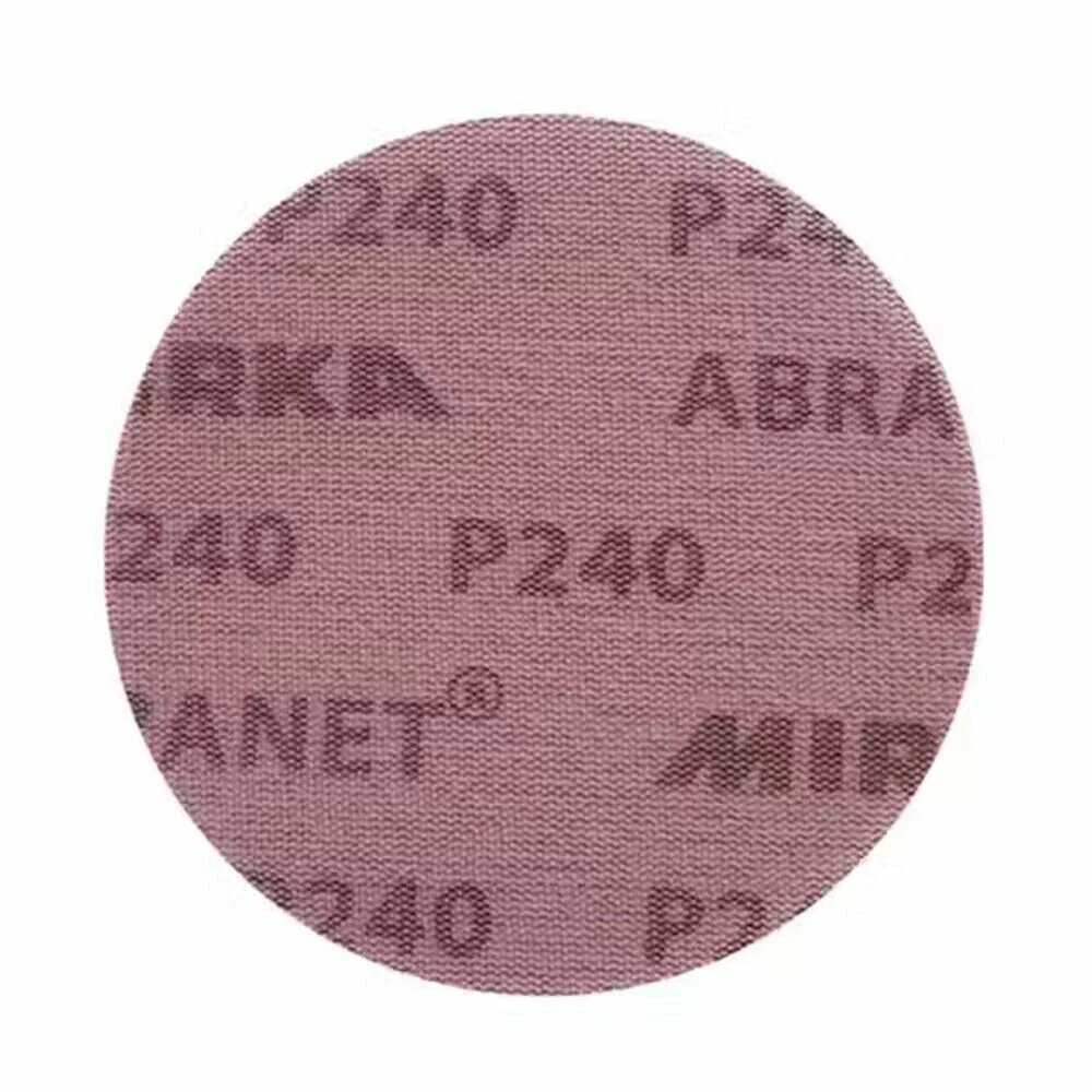 Диск шлифовальный Mirka Abranet d150 мм P240 на липучку сетчатая основа (1 шт.)