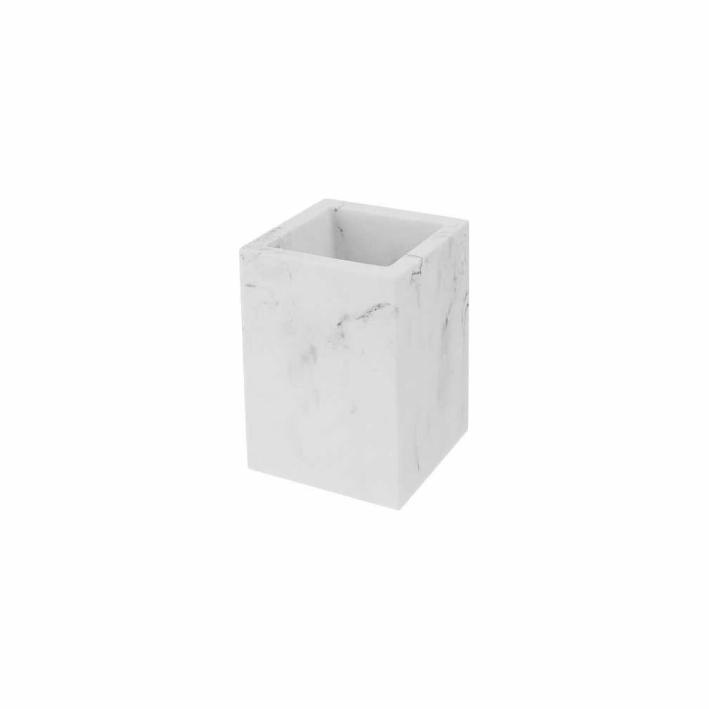 Стакан PERFECTO LINEA Marble белый 35-000003 ЦВ-0124025691