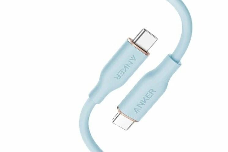 Кабель USB Type-C на Type-C Anker (A8553P63) 240W 1.8м, бирюзовый