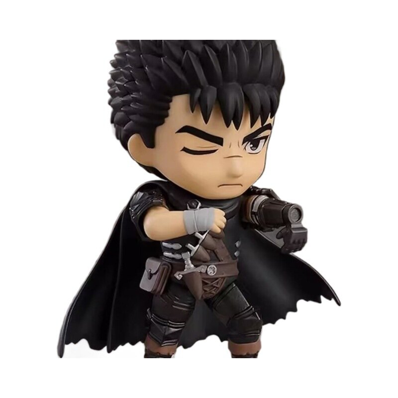 Фигурка Berserk Гатс, коллекционная модель ПВХ, подвижная артикуляция со сменными деталями лица, на прозрачном основании