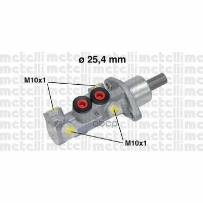 Главный тормозной цилиндр METELLI -473232 Vw Transporter IV 2.0-2.8, 1.9d-2.5tdi.07.90-04.03 25,4 мм