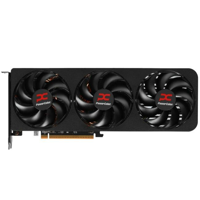 Видеокарта PowerColor AMD Radeon RX 9070 XT Reaper [RX9070XT 16G-A] [PCIe 5.0, 16 ГБ GDDR6, 256 бит, 3 x DisplayPort, H