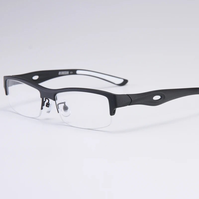 Спортивные очки BCLEAR Black white полуовальные