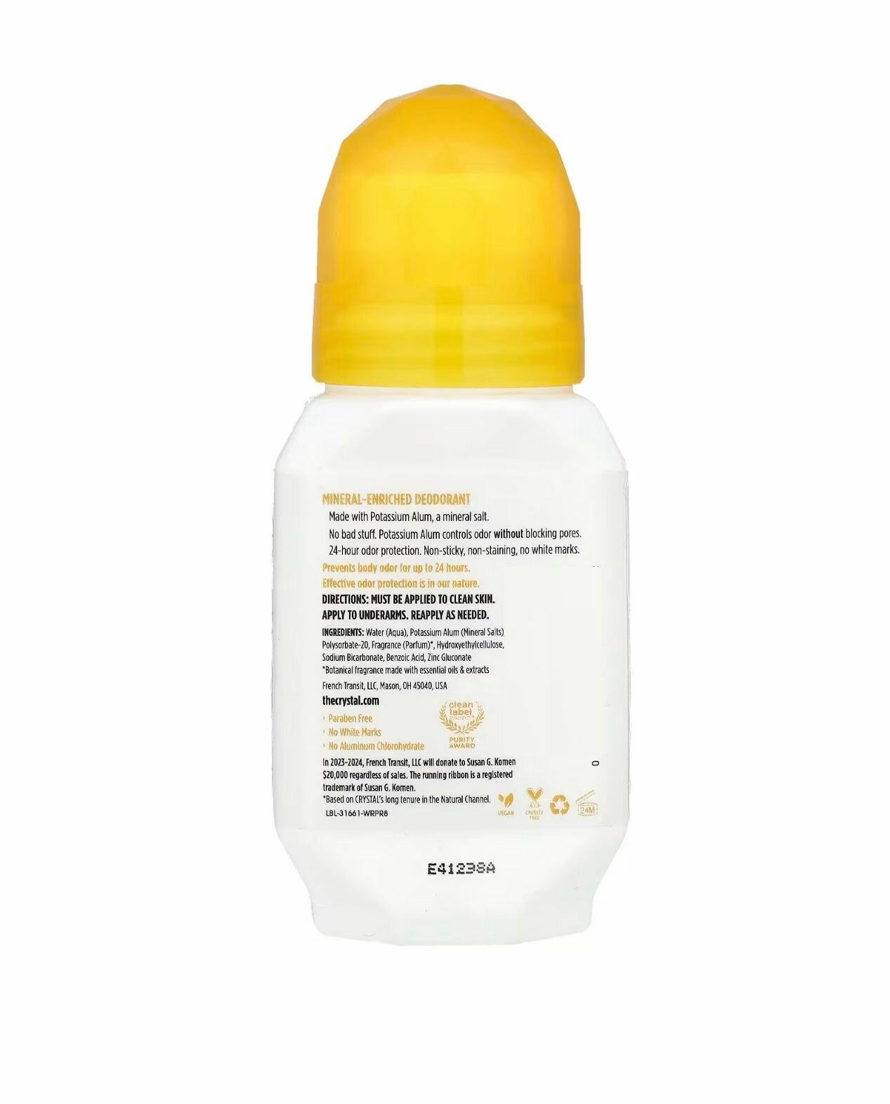 Crystal Body Deodorant Дезодорант 66 мл — фото 1