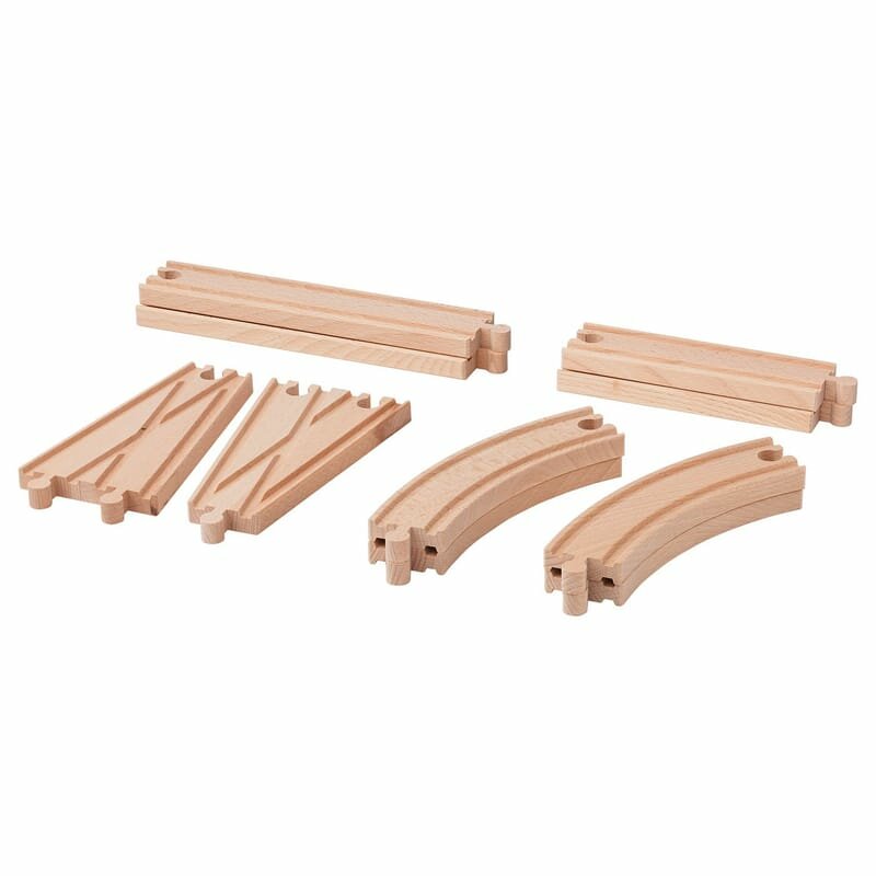 Сюжетно-ролевые игрушки IKEA LILLABO Рельс, светло-коричневый 303.637.25