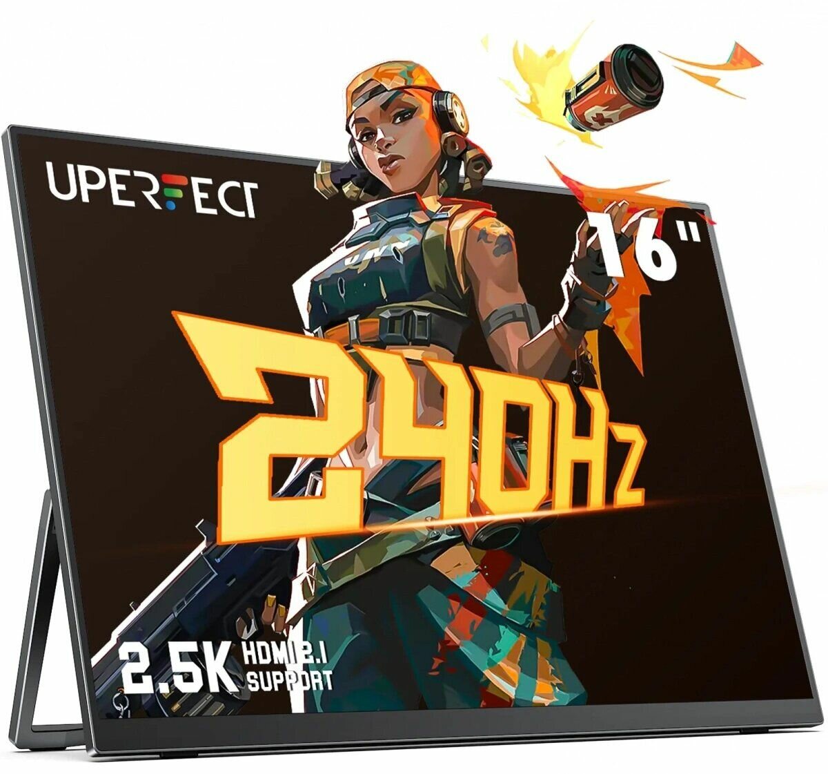 Монитор Uperfect UGame J16 2K (16", 2560x1600, 240Hz, IPS), Чёрный
