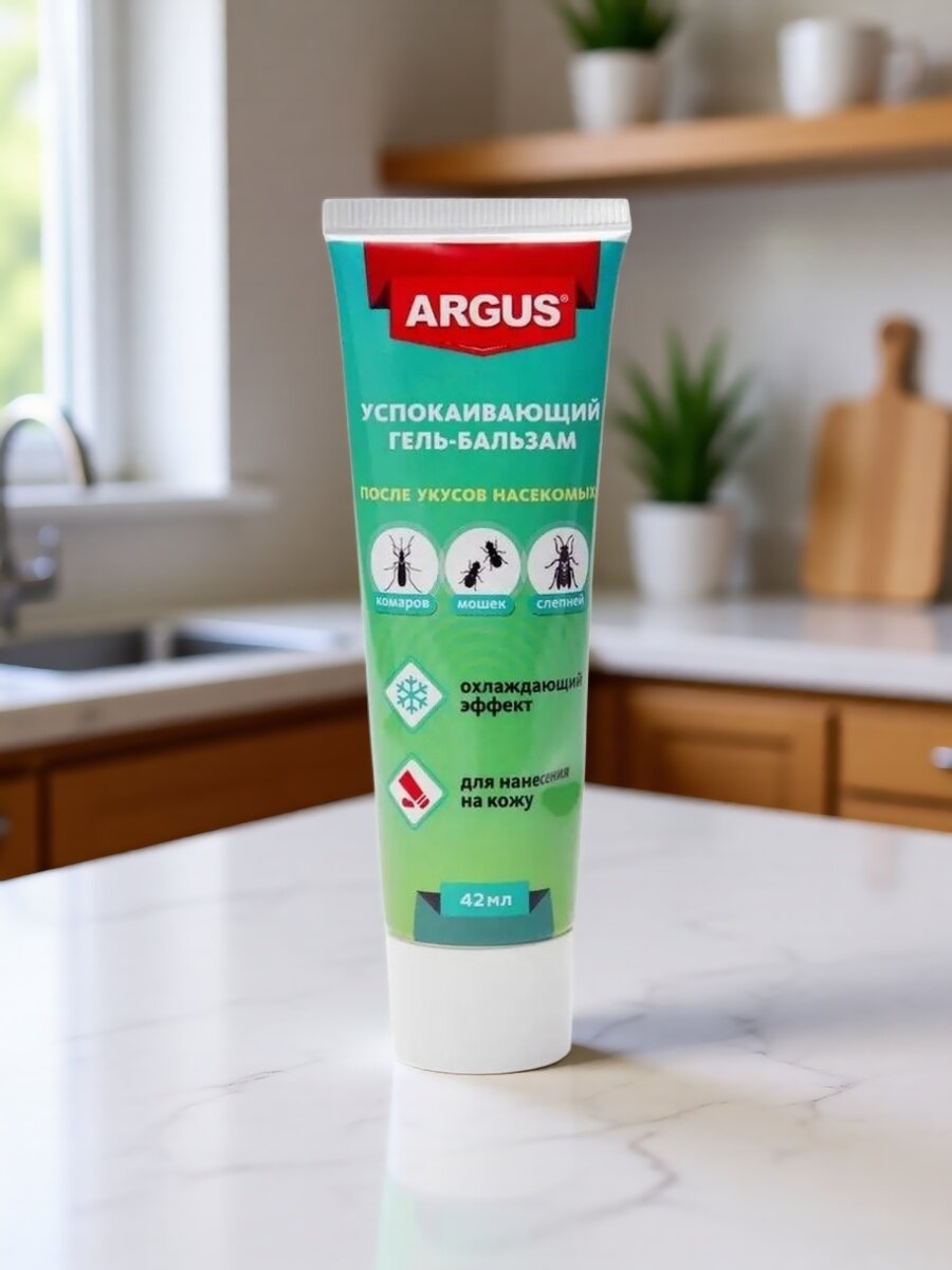 Гель-бальзам после укусов с ментолом ARGUS 42 мл
