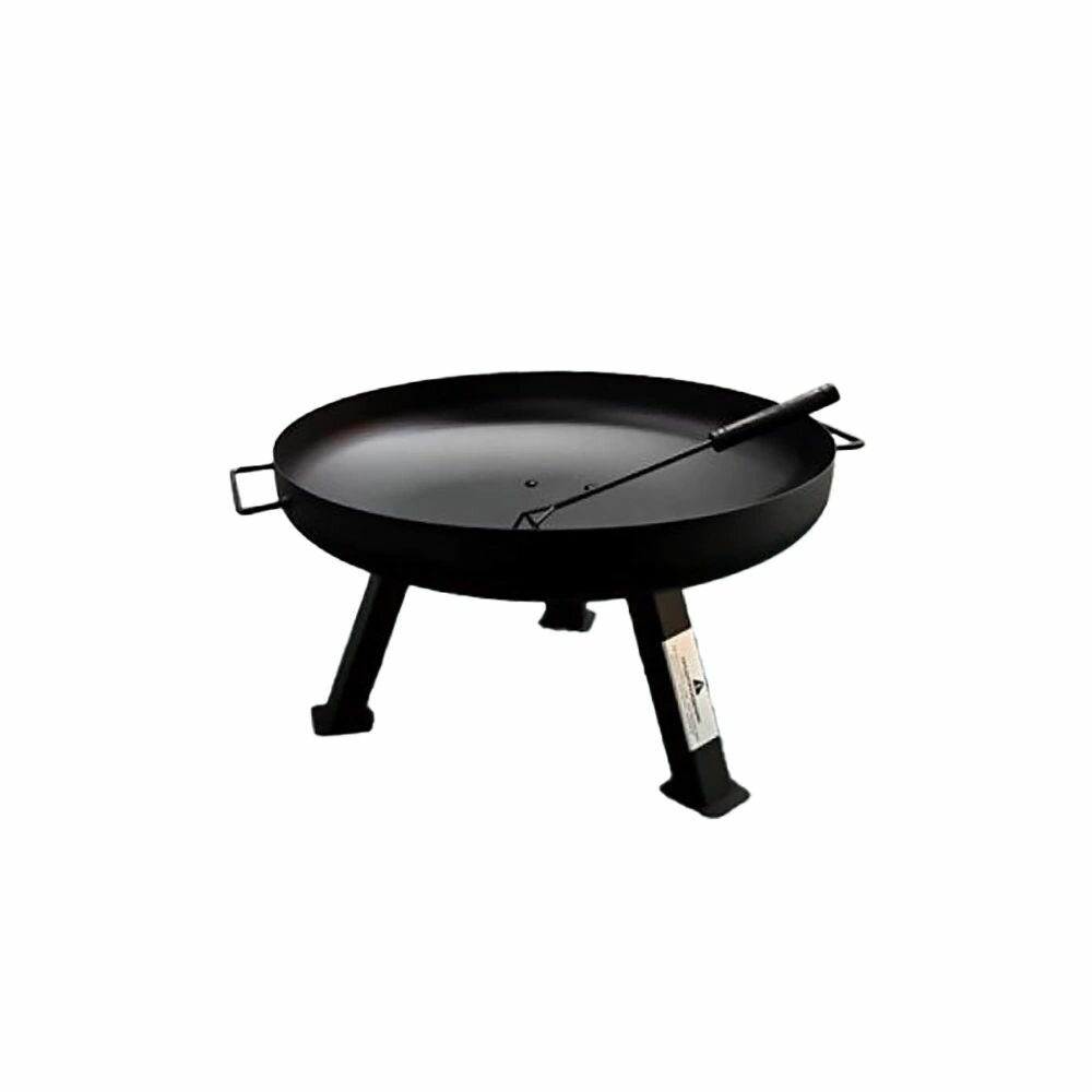 Костровая чаша 70х60х40 см, металлическая с ножками