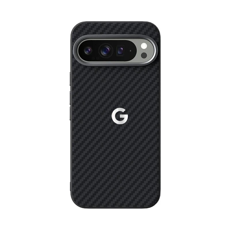 Чехол Google Pixel Из Углеродного Волокна И Кевлара С Карбоновым Google Pixel 10 Pro, Серый, O