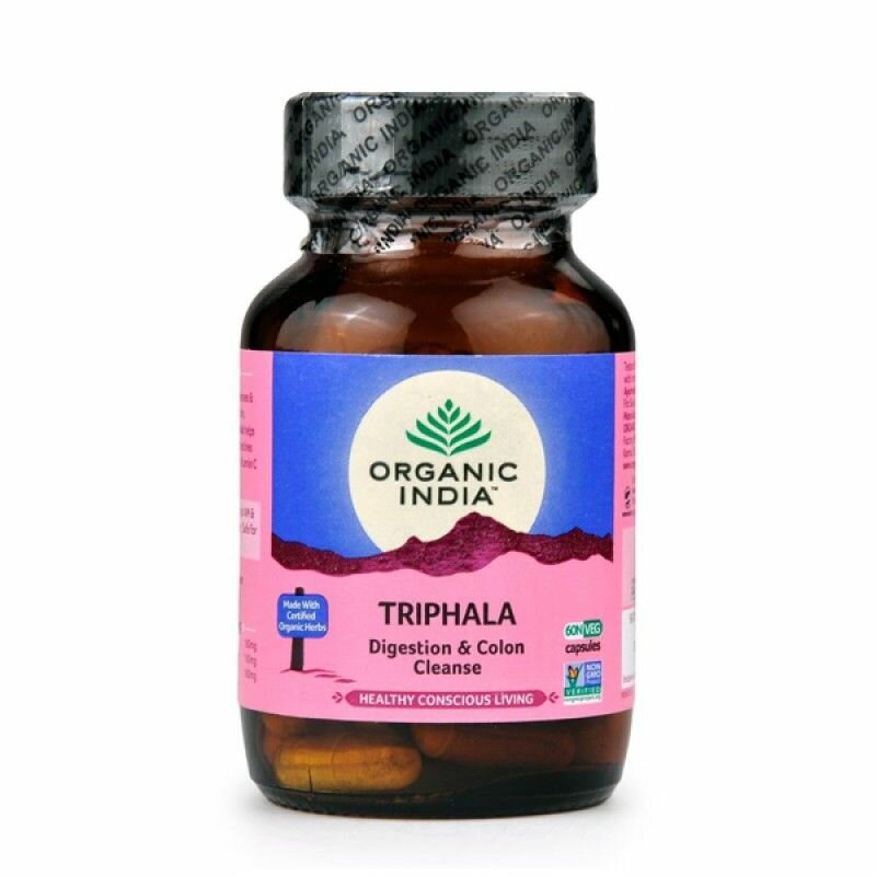 Трифала Органик Индия (Triphala Organic India), 60 капсул