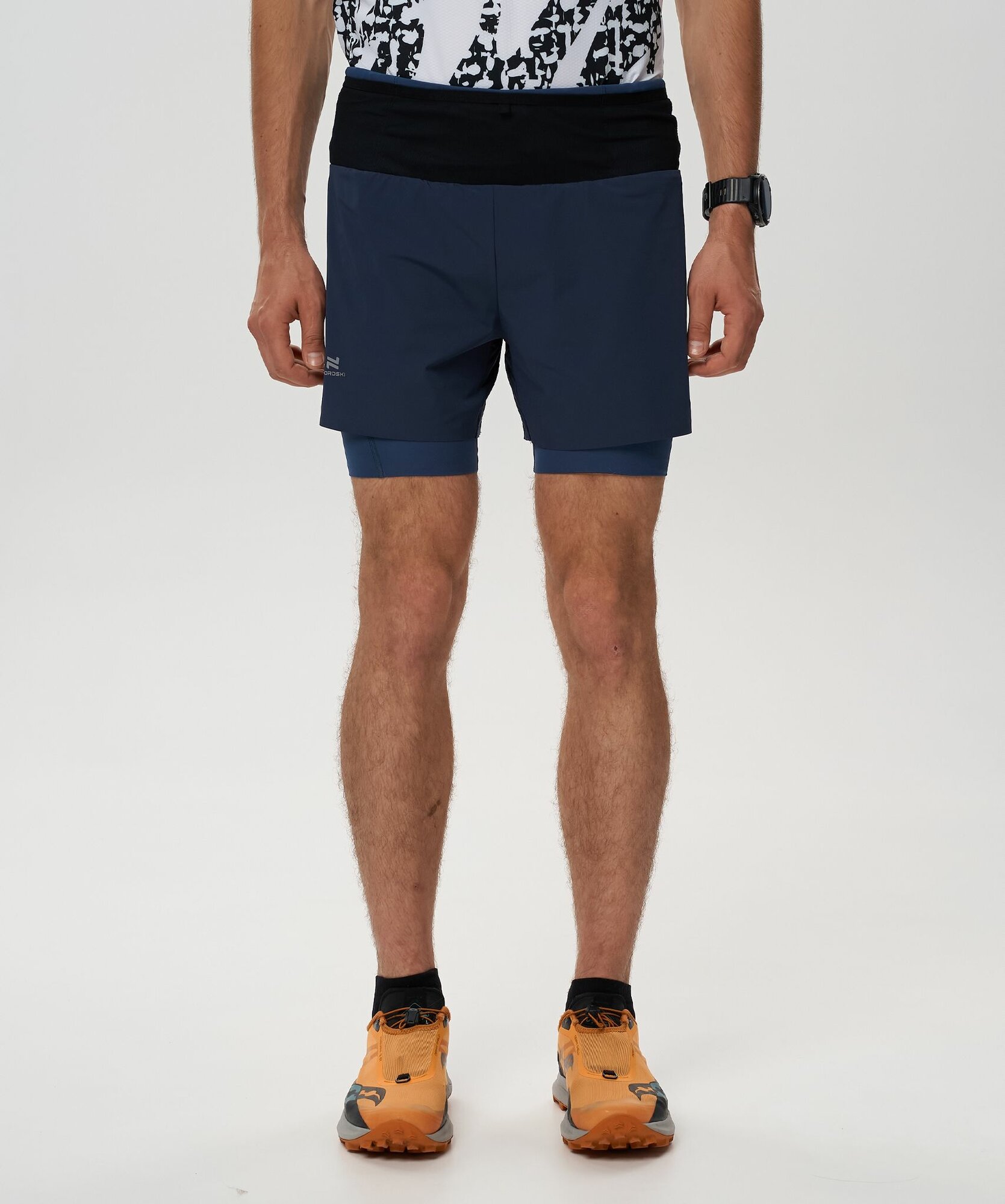 Шорты 2 в 1 Nordski Trail Space NSM1105959, M