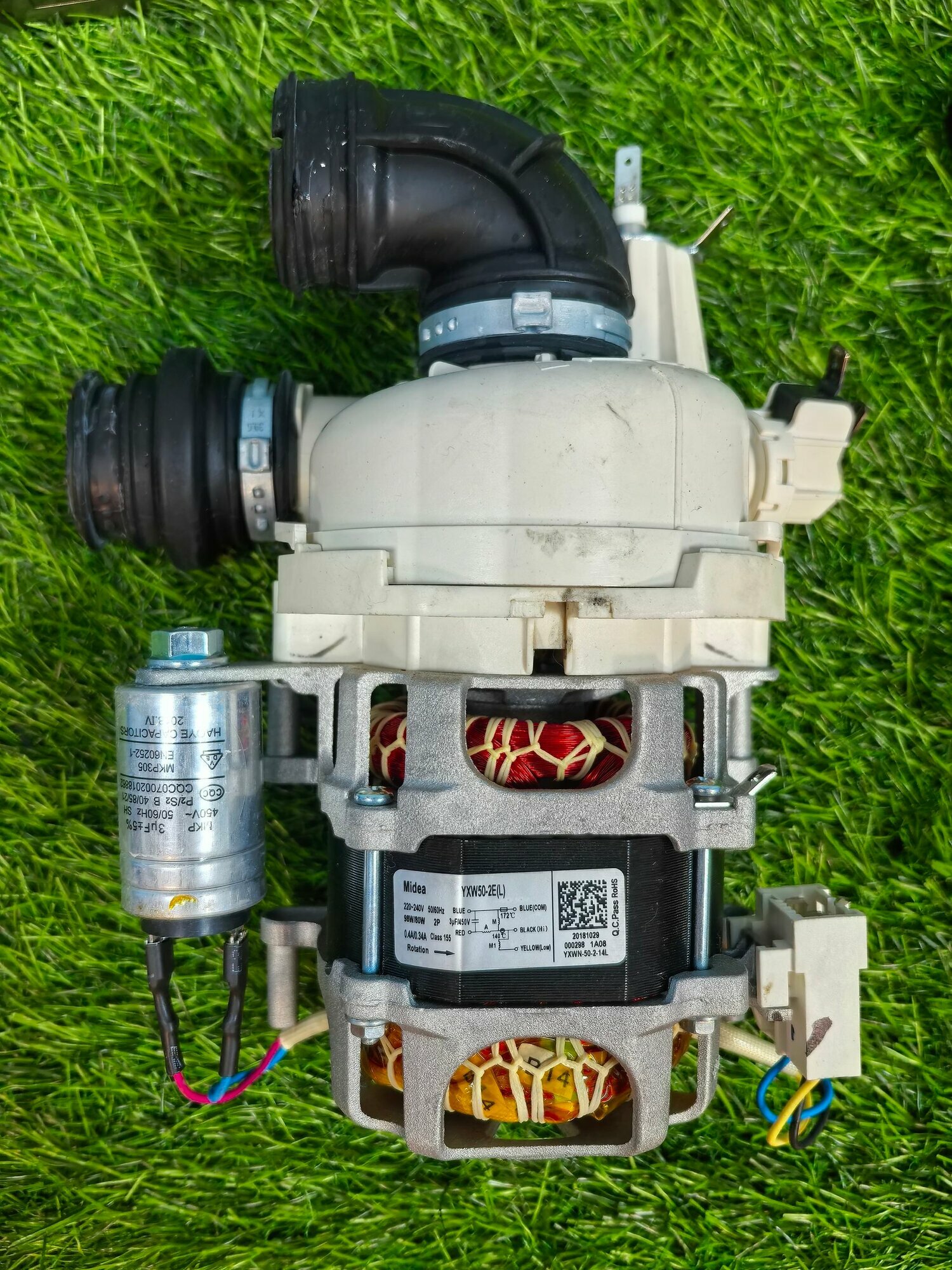 Циркуляционный насос YXW50-2E(L) посудомоечных машин Midea, Teka, Korting, Gorenje, Hansa. Товар уцененный