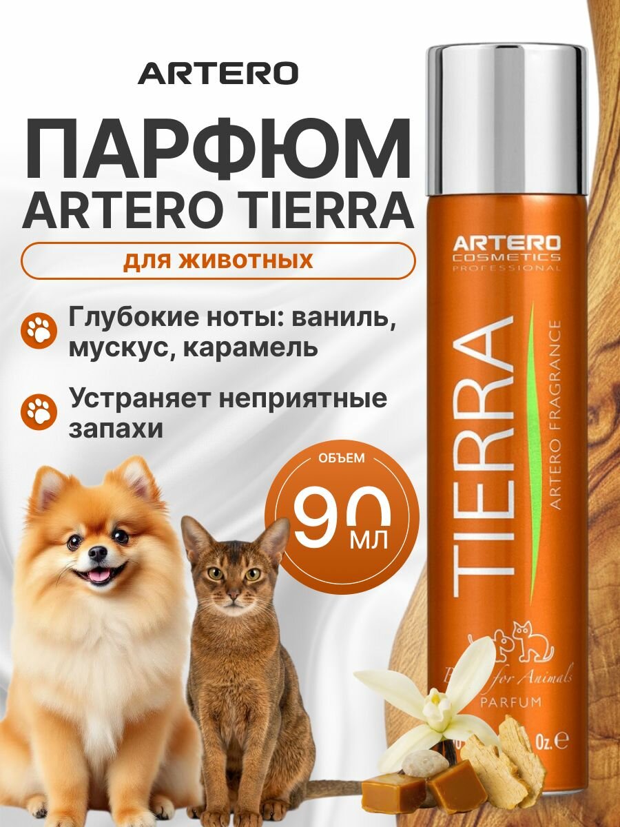 Парфюм Artero Violet для животных, 90 мл для собак для кошек