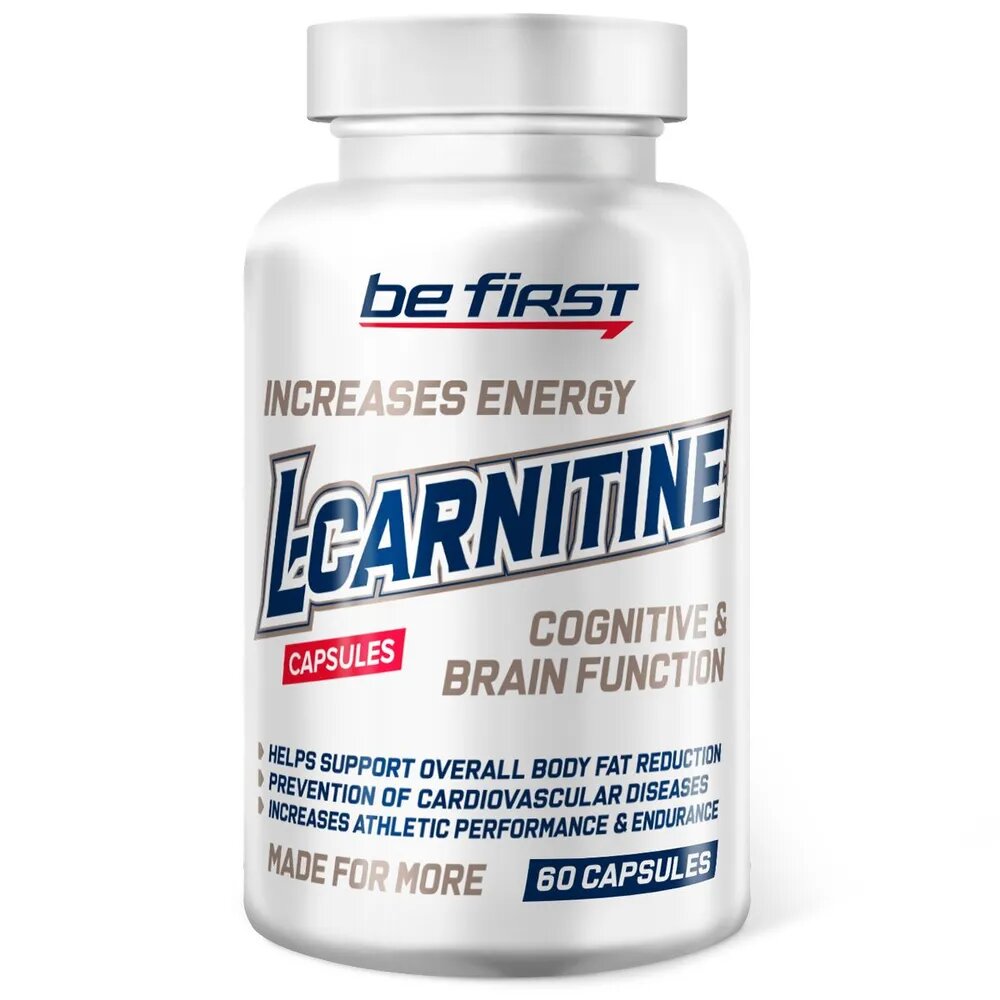 Жиросжигатель л карнитин в капсулах Be First L carnitine 60 капсул